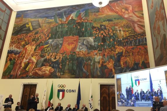 Universiadi, l’avvio nella nuova sala Coni con affreschi del Ventennio ...
