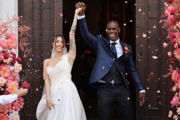 Le nozze di Enock Barwuah e Giorgia Migliorati: Mario Balotelli ...