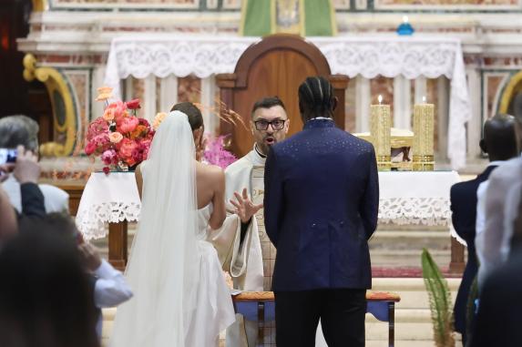 Le nozze di Enock Barwuah e Giorgia Migliorati: Mario Balotelli ...