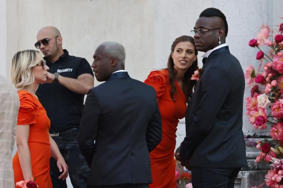 Le nozze di Enock Barwuah e Giorgia Migliorati: Mario Balotelli ...