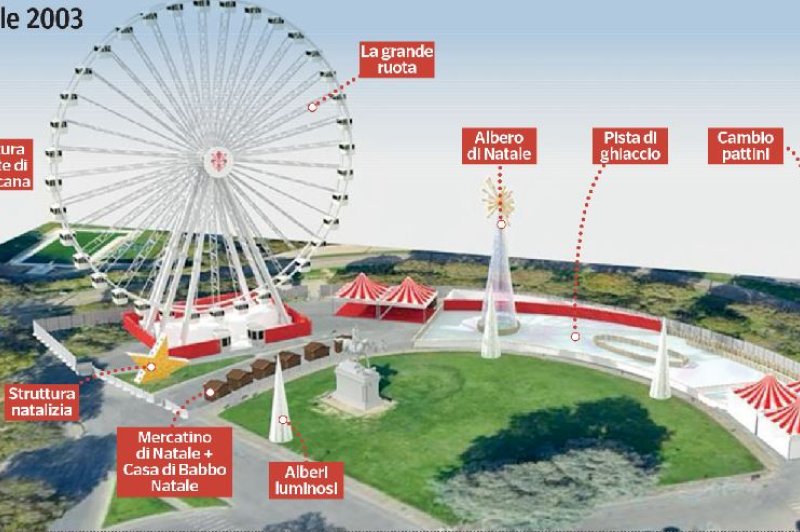 Firenze, ruota panoramica alle Cascine: le prime foto | Corriere.it