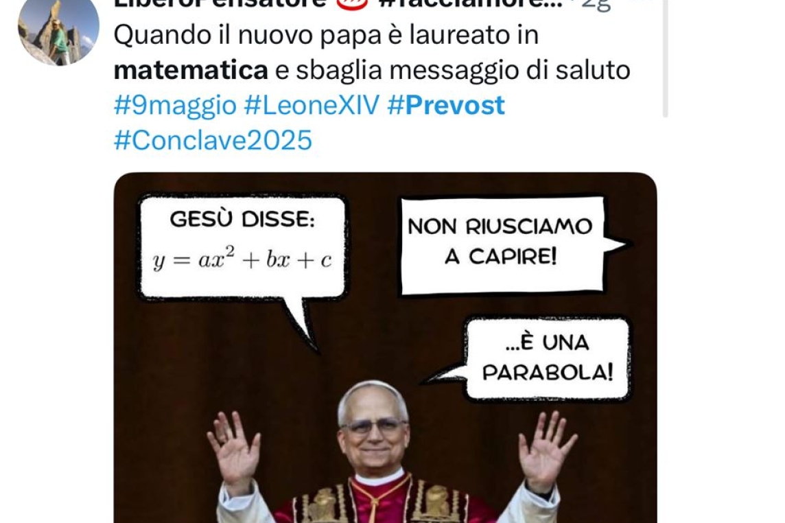 Leone XIV, tutti i post e i meme sul «Papa matematico» | Corriere.it