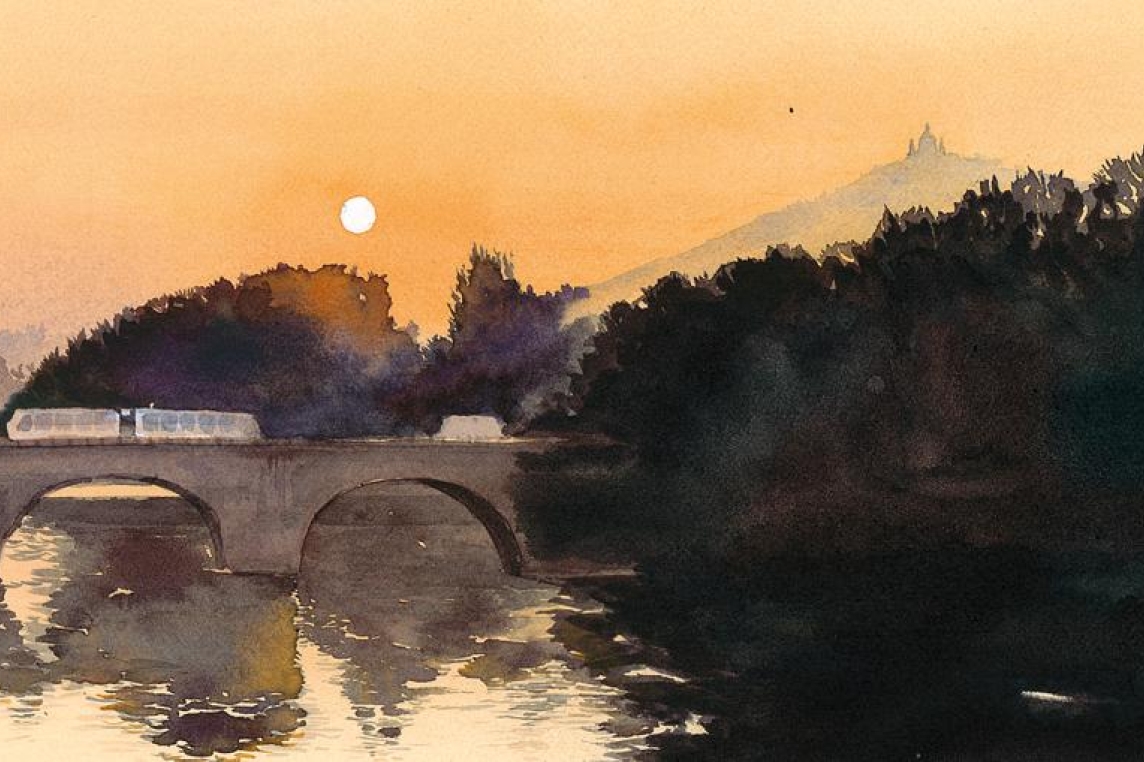 Torino a colori, nel libro di Simone Mastacci la città ad acquerello che invita a rallentare ...