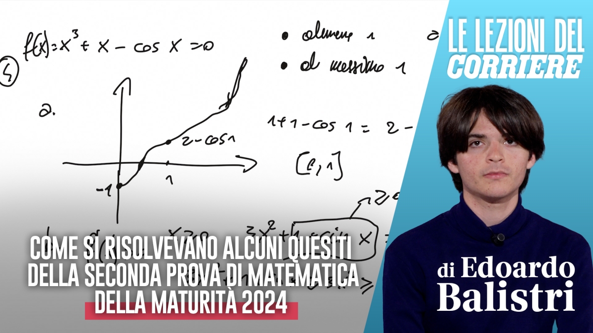 Come si risolvevano alcuni quesiti della seconda prova di matematica ...