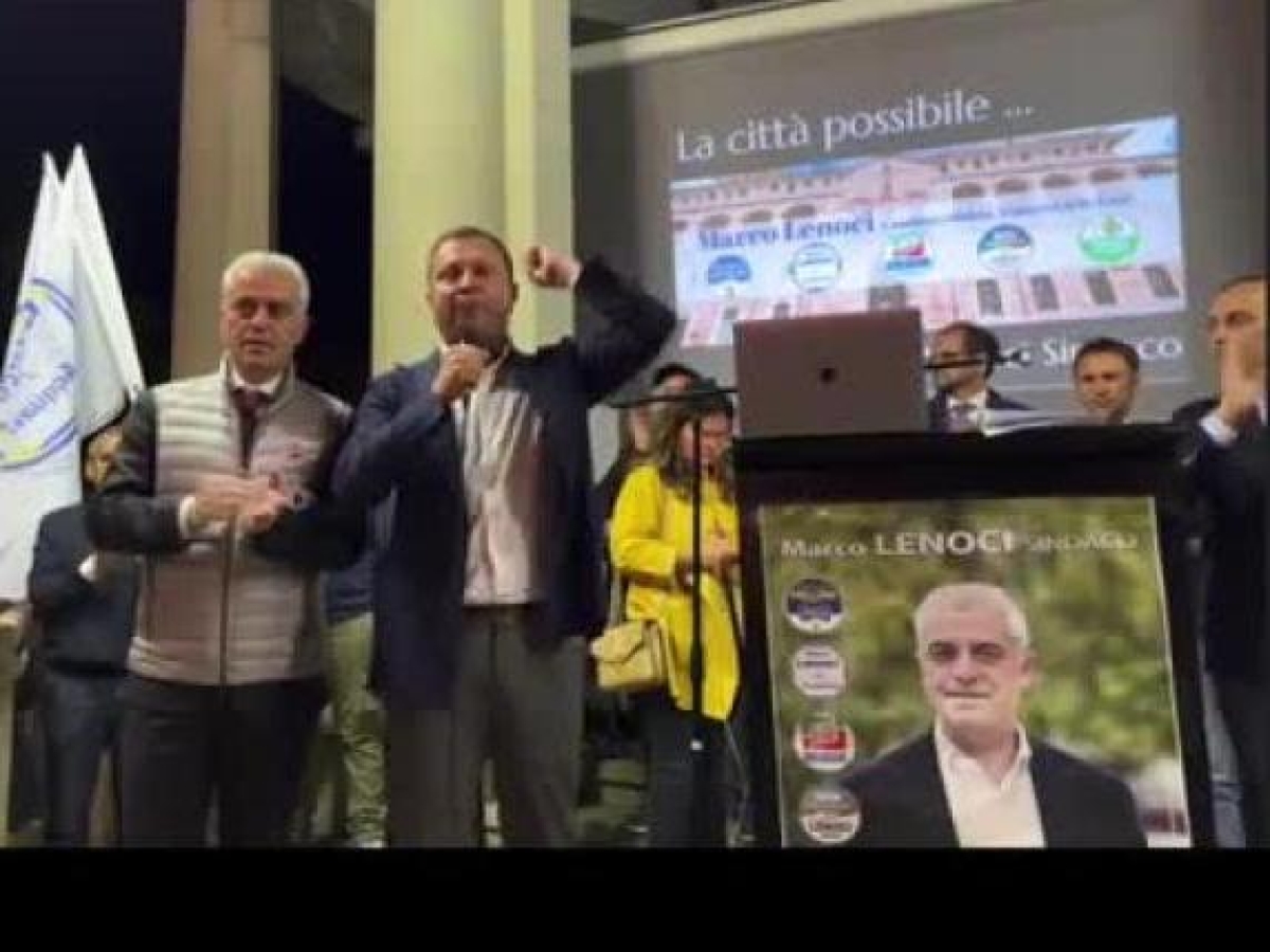 Elezioni comunali, ad Acquaviva vince Lenoci. Al comizio aveva citato ...
