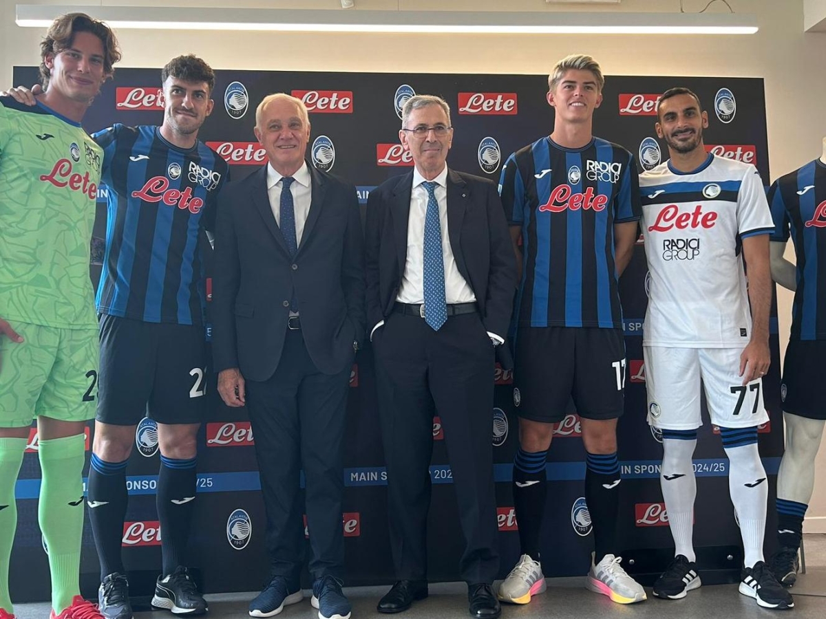 Atalanta, nuove maglie con Acqua Lete main sponsor: le scaramanzie ...
