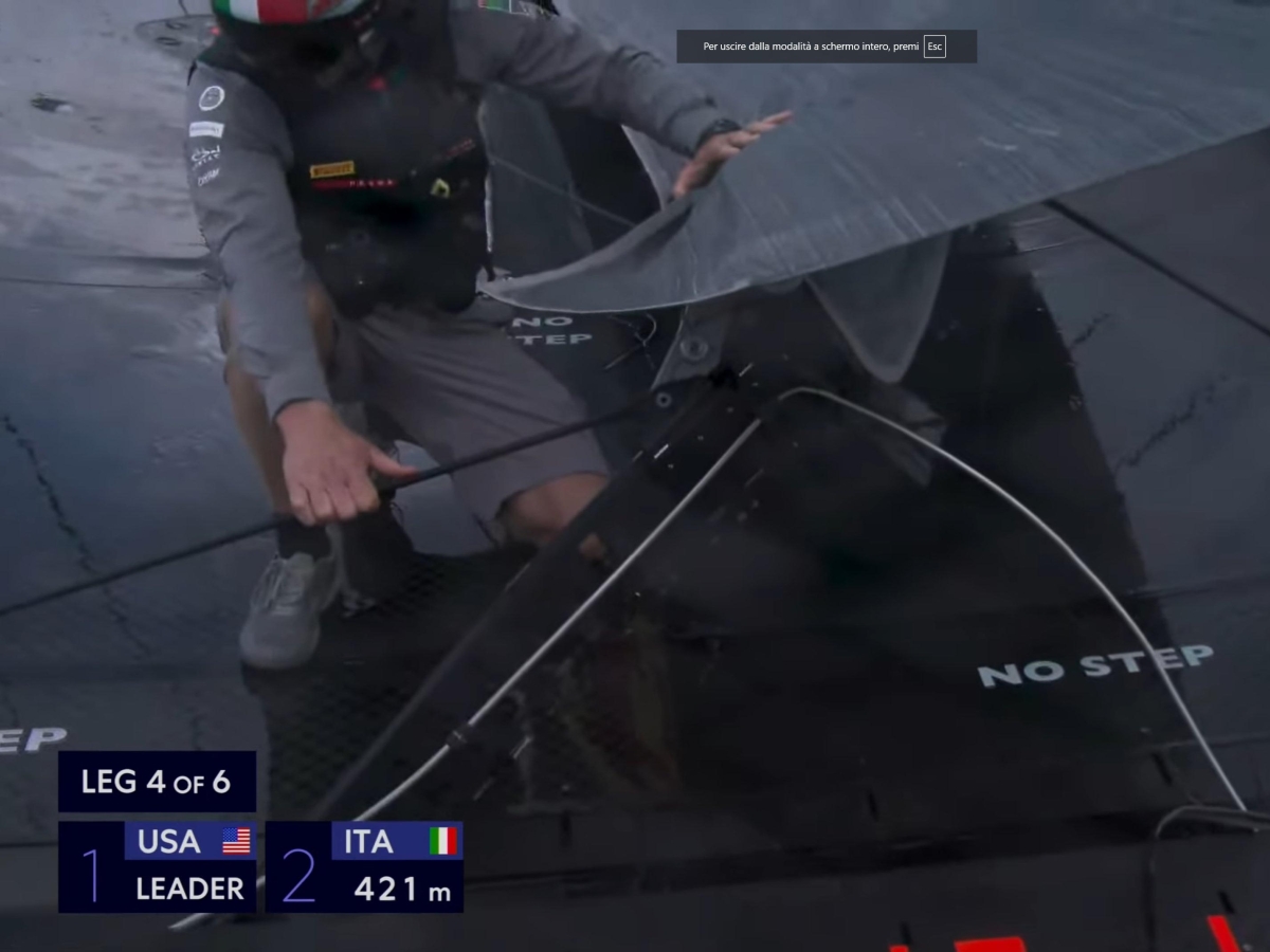 Luna Rossa e il problema alla randa, Tommaso Chieffi: «Imprevedibile ma ...