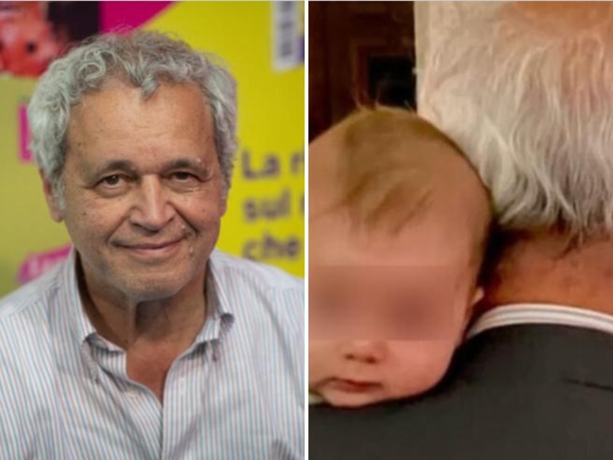 Enrico Mentana posta la foto del nipotino (nato a maggio) e ironizza ...