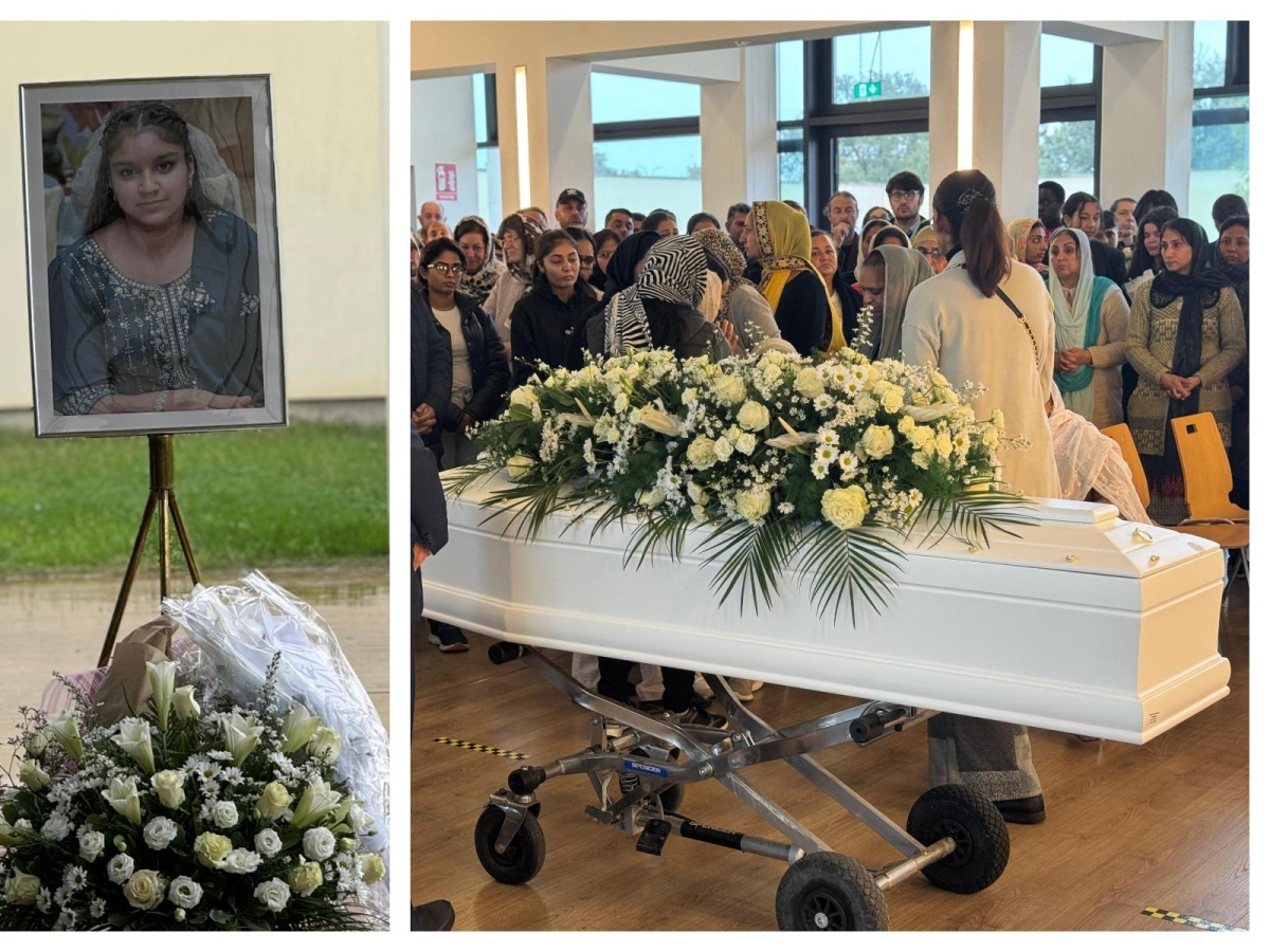 Il funerale di Simran Kumar, morta a 14 anni schiacciata dallo ...