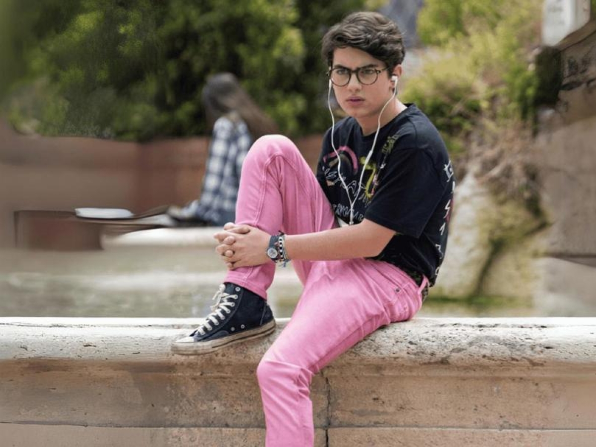 Samuele Carrino, protagonista de «Il ragazzo dai pantaloni rosa»: «Sono ...
