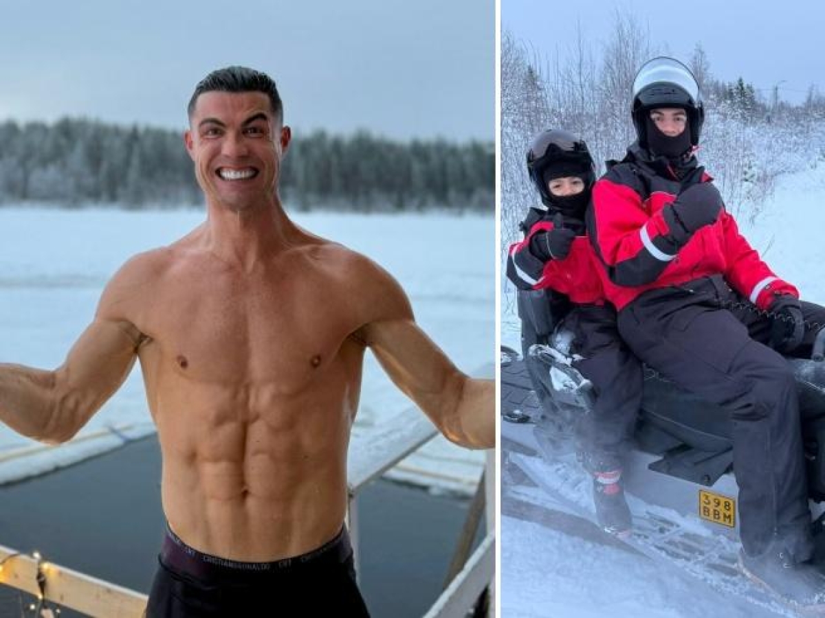 Cristiano Ronaldo e Georgina Rodriguez, Natale in Lapponia: renne ...