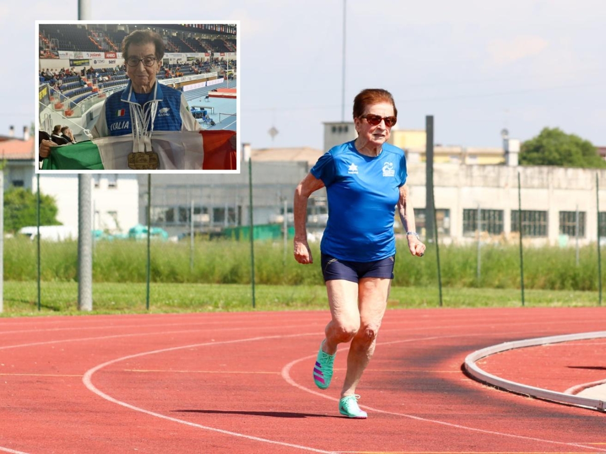 Emma Mazzenga, atleta dei record a 92 anni: «Sveglia alle 5 e vino ...