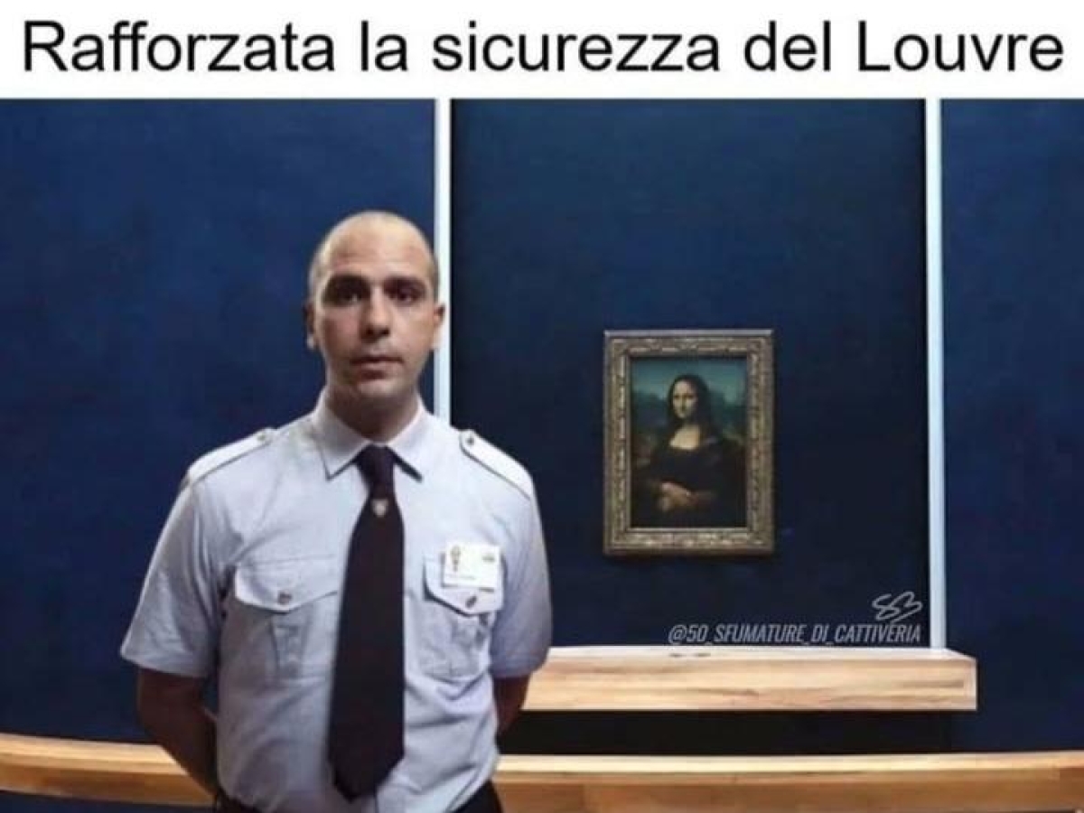 L'ironia del web dopo il furto al Louvre: diventa virale Checco Zalone ...