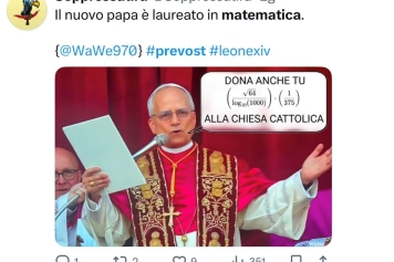 Papa Leone e la matematica, la rete scatenata. Tutti i post e i meme su ...