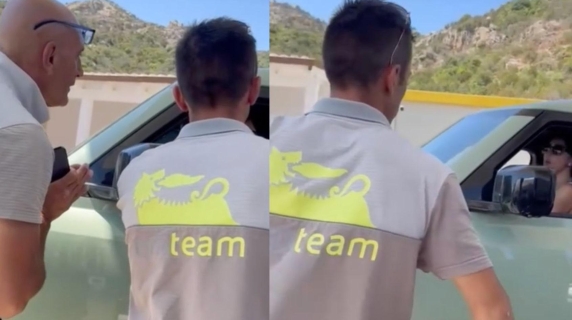 Porto Cervo, lite tra Belen e un benzinaio per un birillo: «Mi sta sul ...