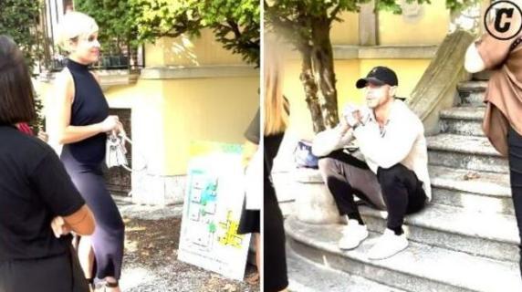 A Venezia Micaela Ramazzotti e il suo personal trainer Claudio Pallitto ...