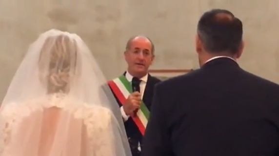 Mario Conte, il video del matrimonio del sindaco di Treviso | Corriere TV