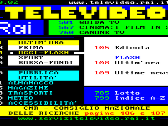 Il Televideo compie 40 anni: la storia della tecnologia che ha ...