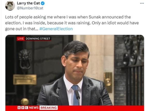 Sunak e il discorso sotto la pioggia: su social e giornali si scatena l ...