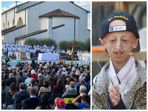 Il funerale di Sammy Basso, la cerimonia in diretta. La sua lettera ...