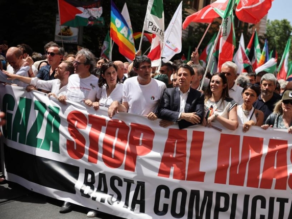 Manifestazione per Gaza e Palestina oggi a Roma, in diretta | Elly ...