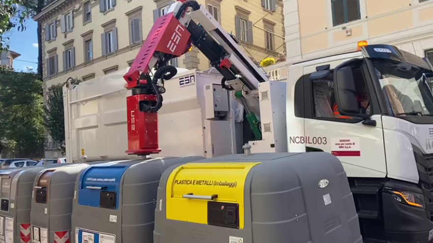 Roma, ecco come funzionano i nuovi cassonetti dei rifiuti a via dei ...