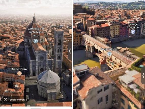 Firenze vista con la realtà immersiva di Google Maps | Corriere.it