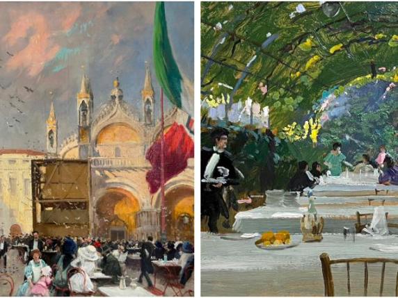 Italico Brass, il pittore della luce di Venezia a Palazzo Loredan ...