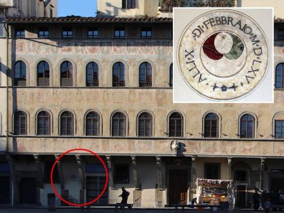 Firenze, cos'è il «battipalla» sul muro del Palazzo dell'Antella in ...