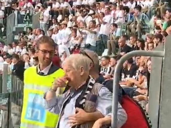 Antonio Giordano, 80 anni, prima volta allo Stadium e lacrime per la Juve: dopo il video virale ...