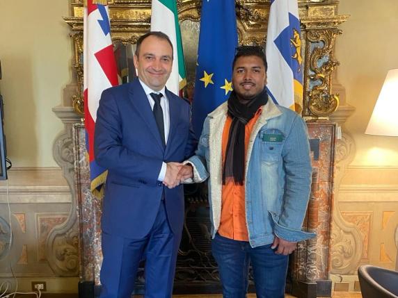 Torino, il sindaco Lo Russo incontra Rasel, il 23enne che si è tuffato ...