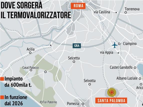 Termovalorizzatore: 19 denunciati per il progetto di Santa Palomba ...