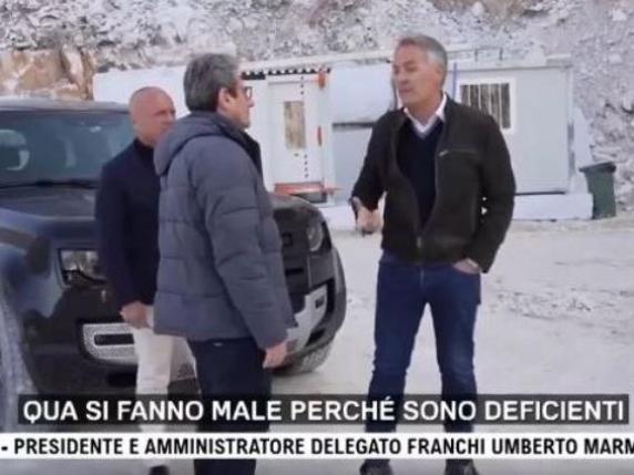 Marmi di Carrara, Alberto Franchi chiede scusa (dopo le frasi choc ...