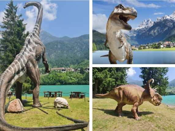 Auronzo come Jurassic Park: la mostra sui dinosauri trasforma le valli in un viaggio nell'Era ...