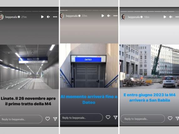 M4 Milano, la nuova metro apre il 26 novembre: linea, percorsi e ...