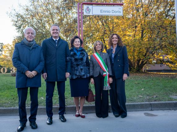 Basiglio intitola una via a Ennio Doris: «Imprenditore generoso che ha ...