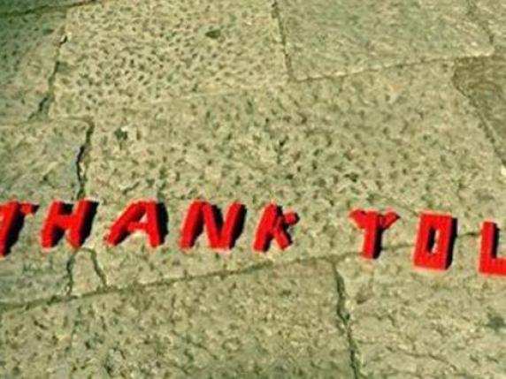 Arte a Palermo, scritta «Thank You» di Pablo Dilet in piazza Pretoria ...
