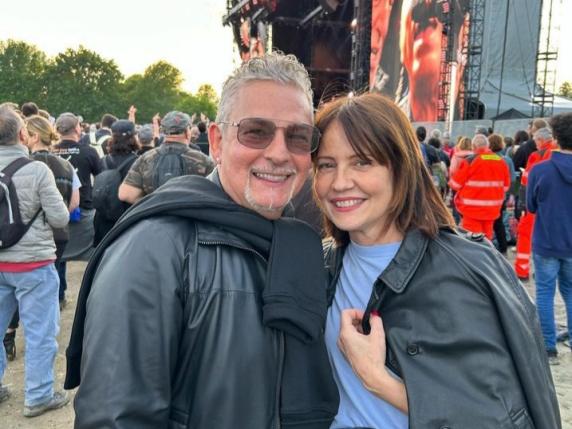 Anche Roberto Baggio, con la moglie Andreina, al concerto di ...