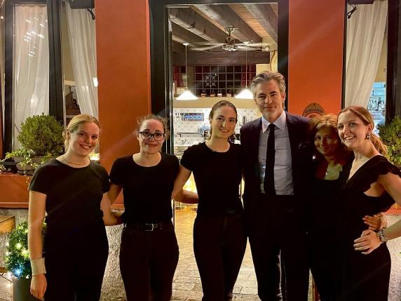 Bergamo, al Baretto di San Vigilio l’attore Chris Pine di Star Trek ...