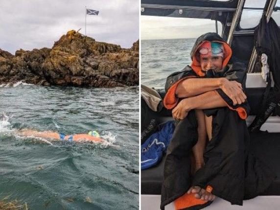 Sabrina Peron, l’avvocatessa che a 58 anni ha nuotato dall'Irlanda alla ...