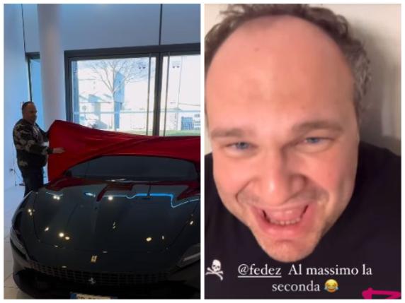 Fedez compra una Ferrari Roma: «È la prima». L'imprenditore padovano ...