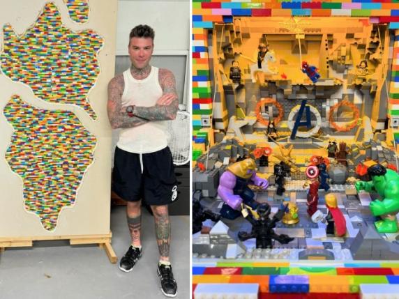 Fedez regala ai figli un muro di Lego: «Nella nostra nuova casa ...