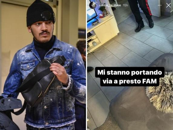 Simba La Rue torna in carcere: «Non può stare fuori». Il trapper posta ...