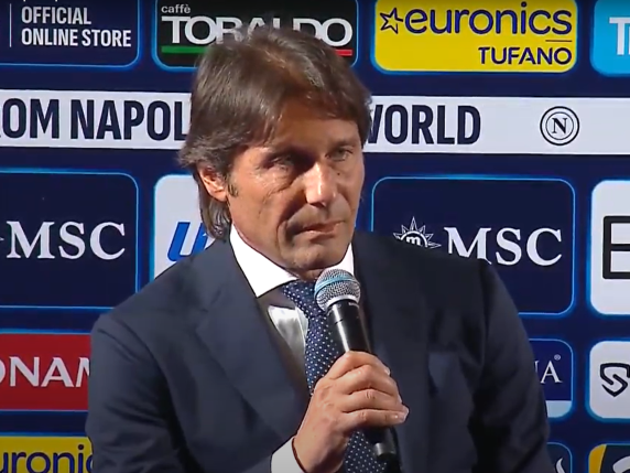 Antonio Conte, conferenza al Napoli: «La mia squadra avrà una faccia inc... Decido io chi resta ...