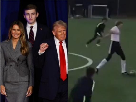 Barron, il figlio di Trump alto 2,06 metri gioca a calcio: chi è e ...