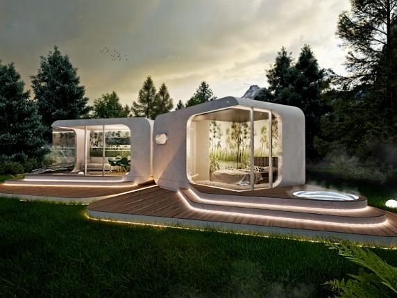 Elon Musk, dai suoi architetti il modulo abitativo mobile: «Casa, hotel, montagna o mare. Può ...