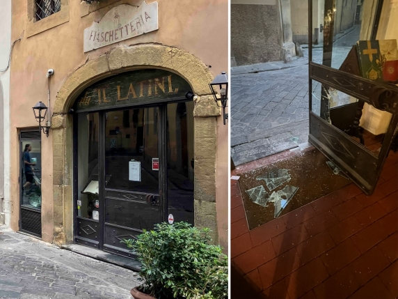 Firenze, spaccata con un tombino al «Latini»: sradicata la cassa della ...