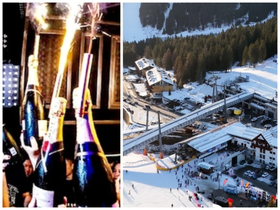 Madonna di Campiglio, all'après-ski «fontanelle» come a Crans-Montana ...