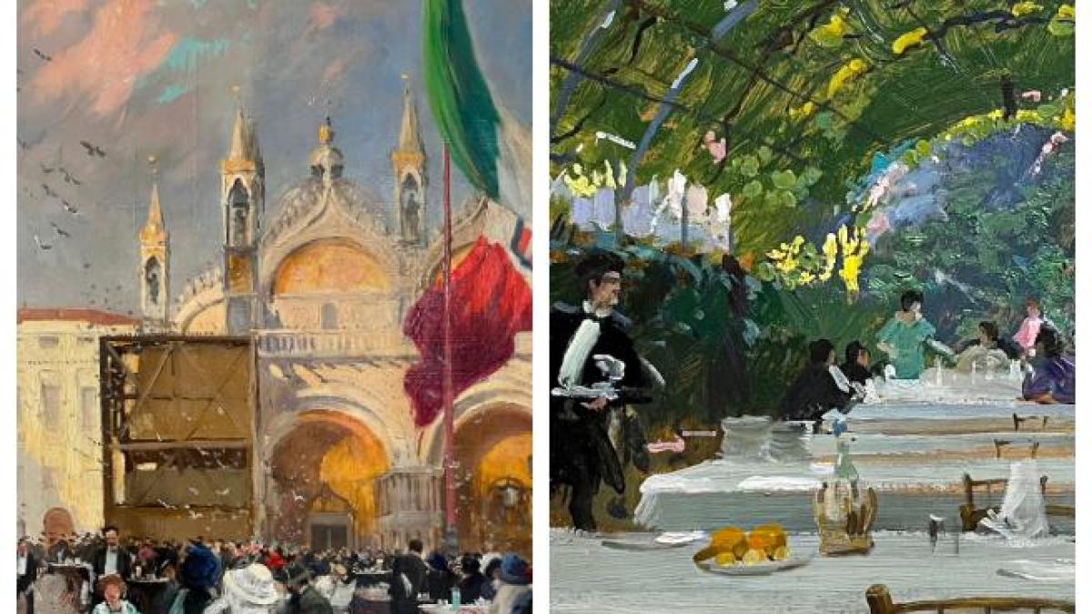 Italico Brass, il pittore della luce di Venezia a Palazzo Loredan ...