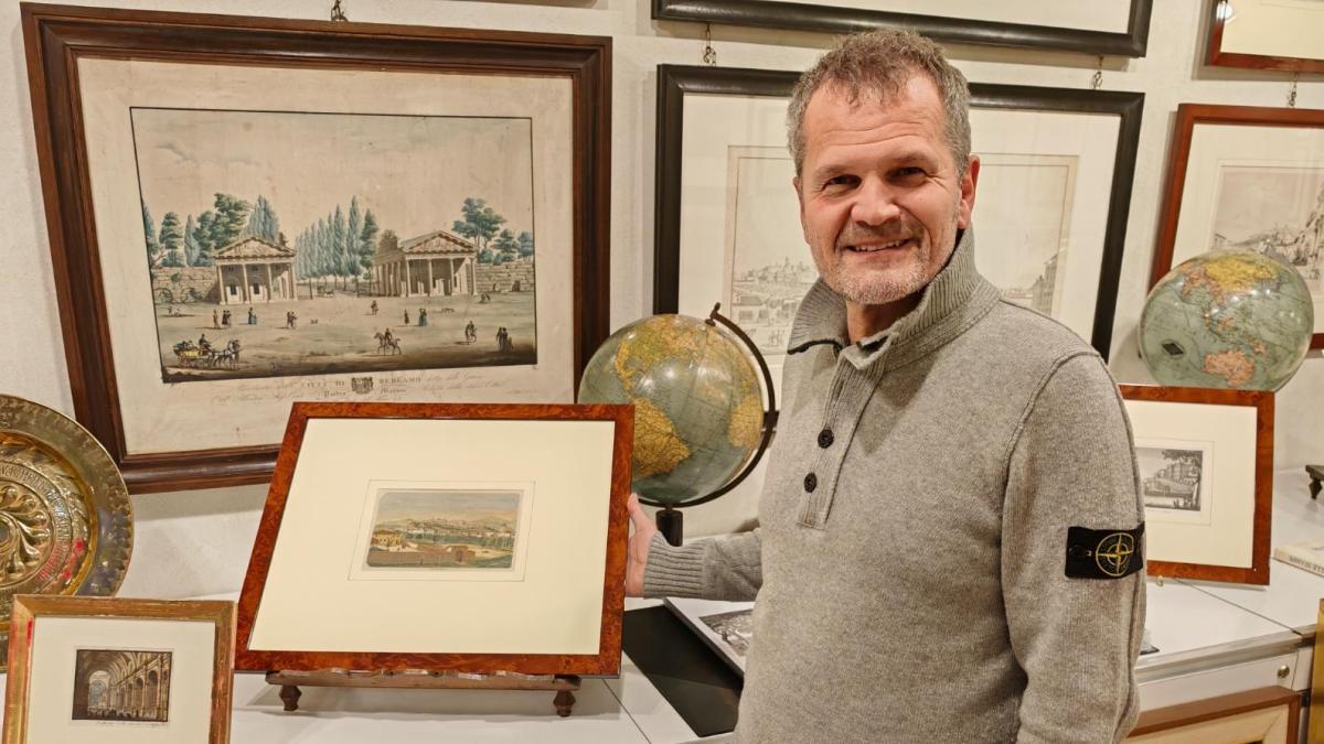 Kefri, 50 anni tra antiche stampe di Bergamo, affiche e mappamondi ...